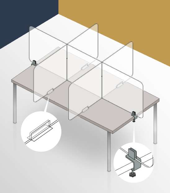 Protections de bureaux : nouveautés • Quarante Six